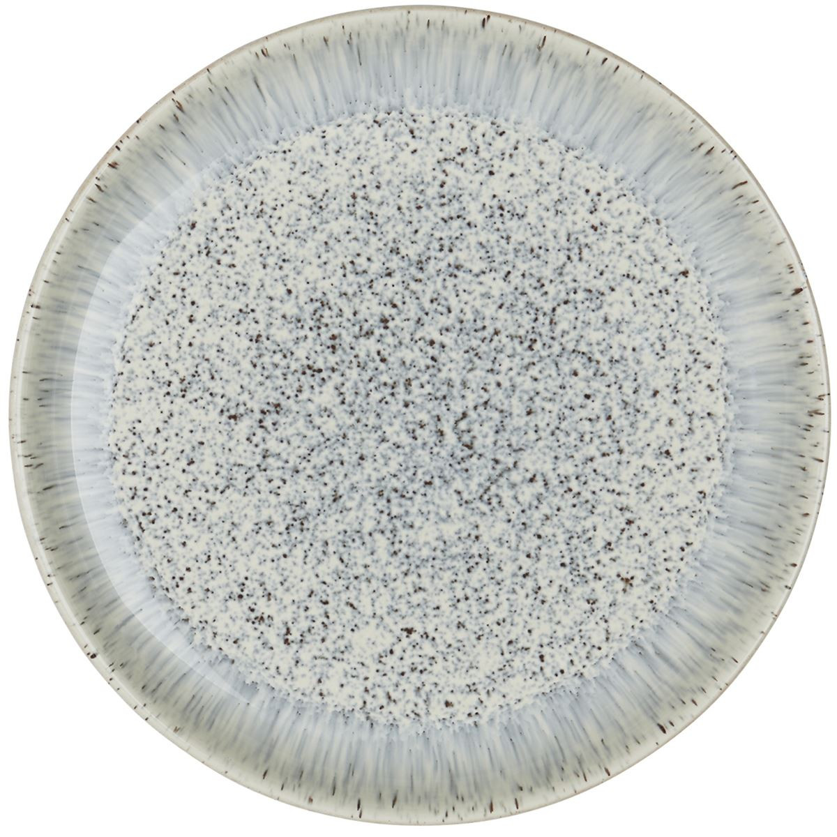 Denby Halo Speckle Medium Coupe Plate