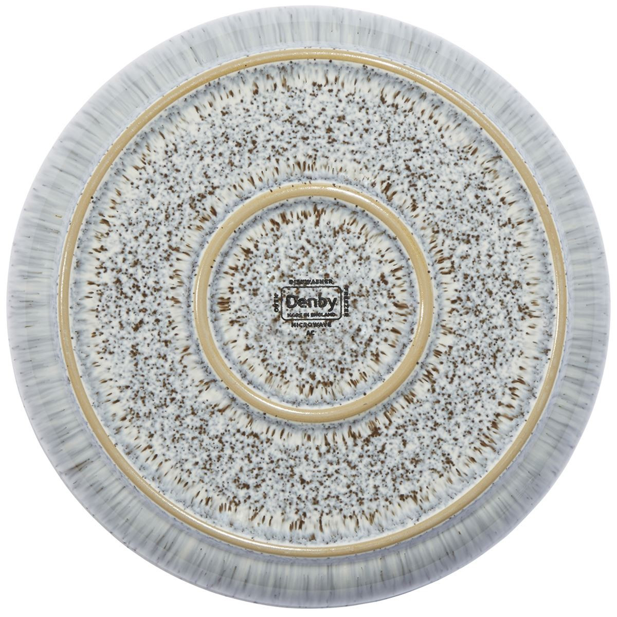 Denby Halo Speckle Medium Coupe Plate | Philip Morris & Son