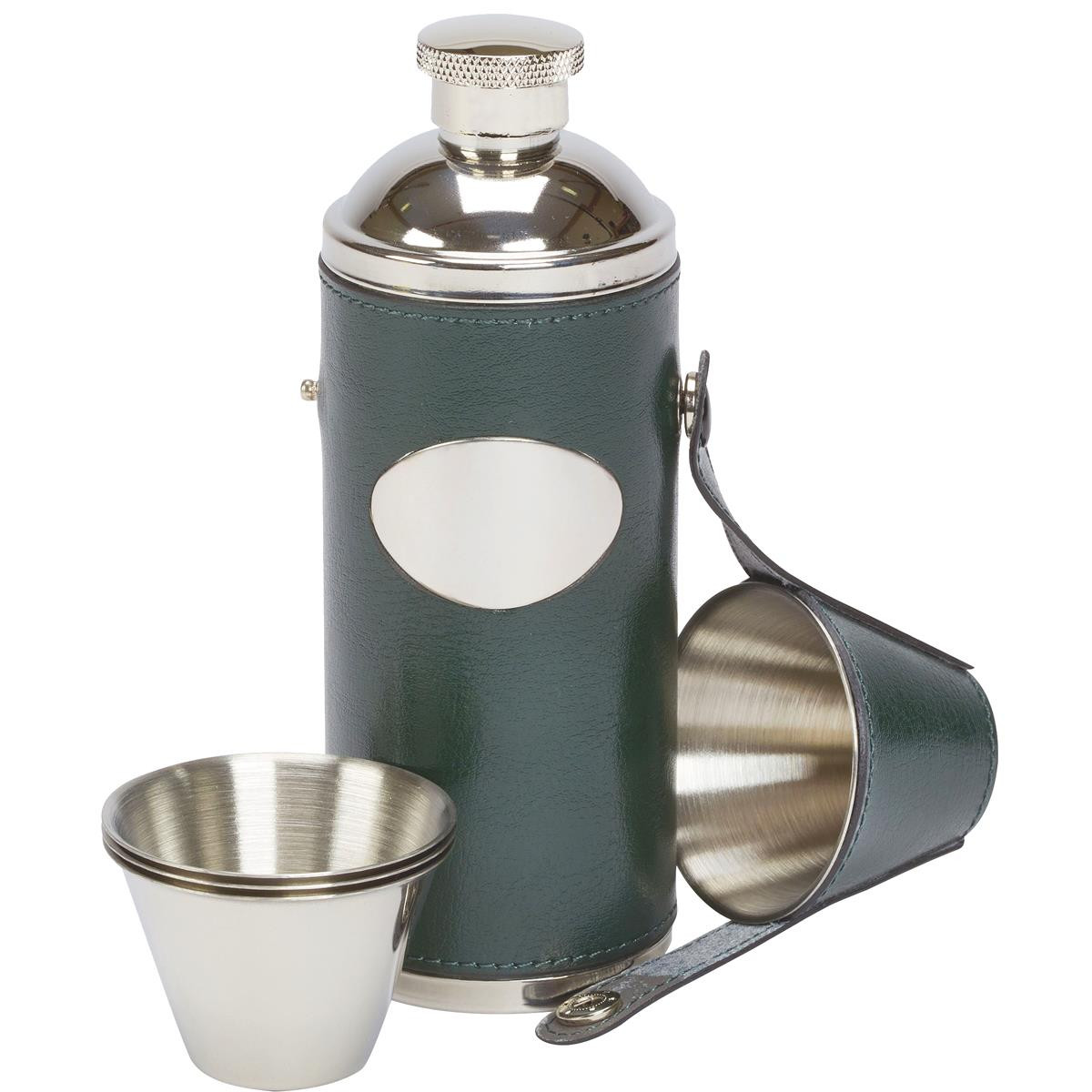 David Nickerson Hunters Flask With Cups