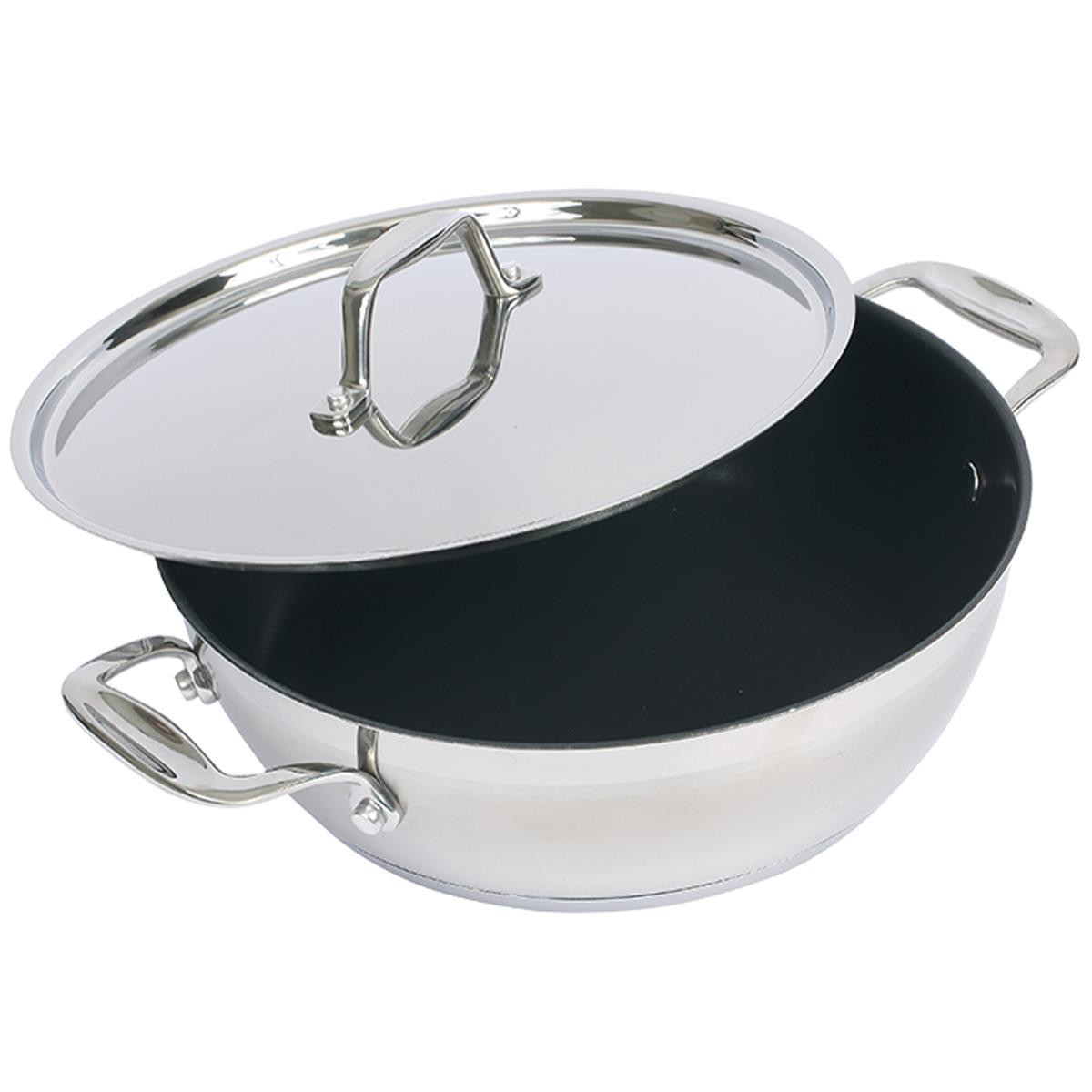 Dexam Supreme 26cm Stainless Steel Chefs Pan | Philip Morris & Son