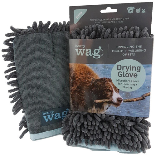 Henry Wag Microfibre Pet Towel Glove HWPTG