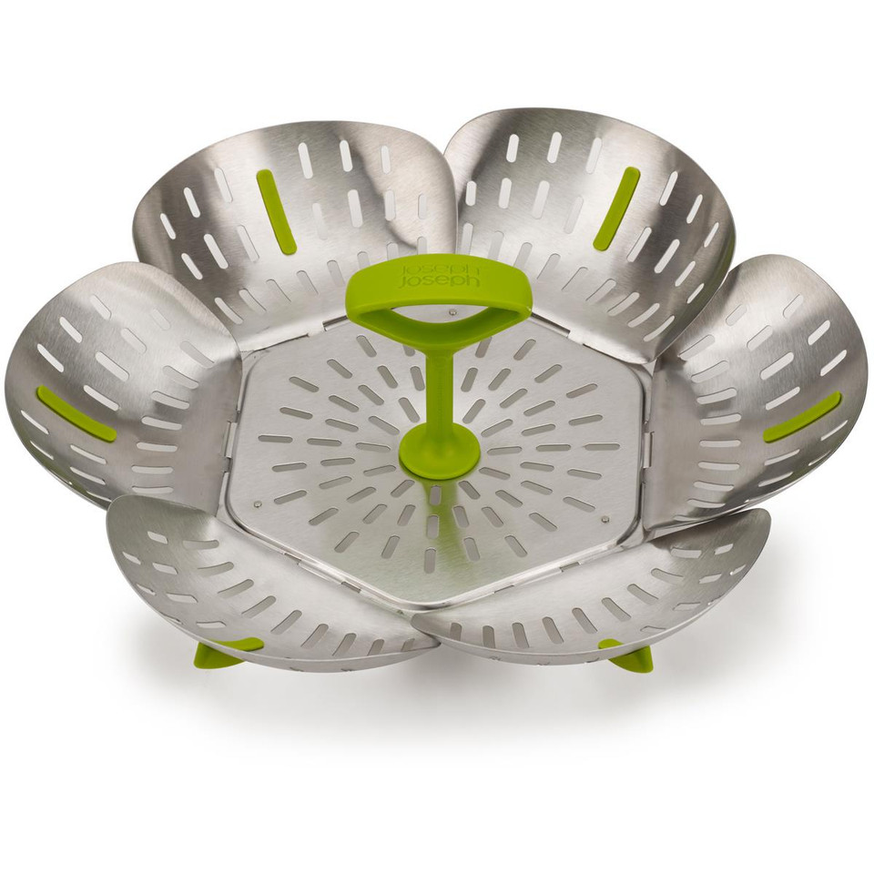 Joseph Joseph Steel Bloom Folding Steamer Basket | Philip Morris & Son