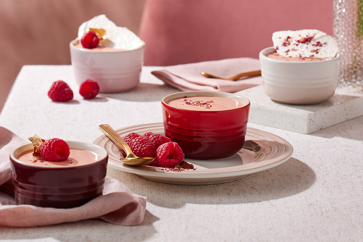Le Creuset Ruby and Cardamom Custard - Philip Morris & Son