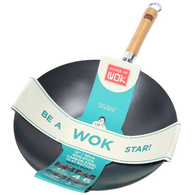 School of Wok Heavy Duty Non-Stick Carbon Steel Wok | Philip Morris & Son