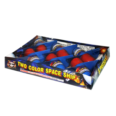 Two Color Space Ship SB (Pack) - Neon Boom Fireworks