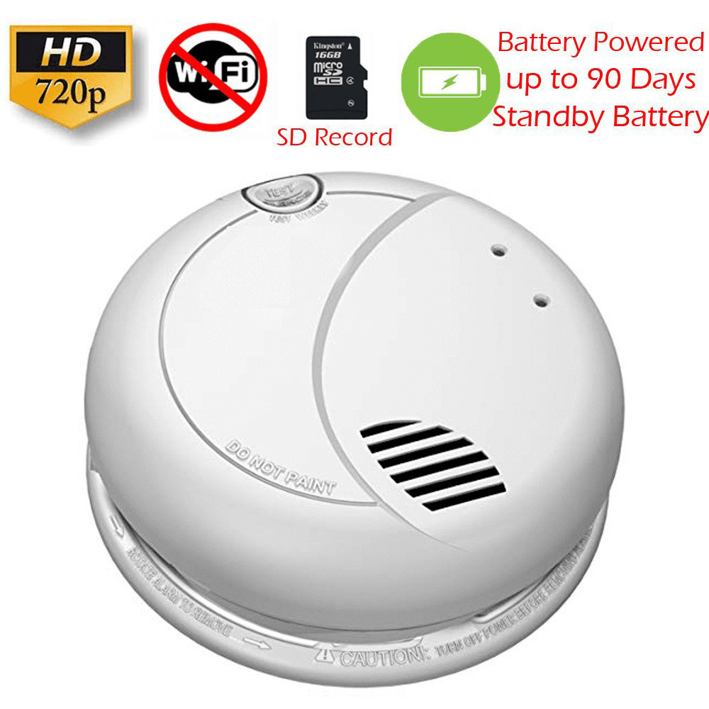 Smoke Detector Nanny Security Camera