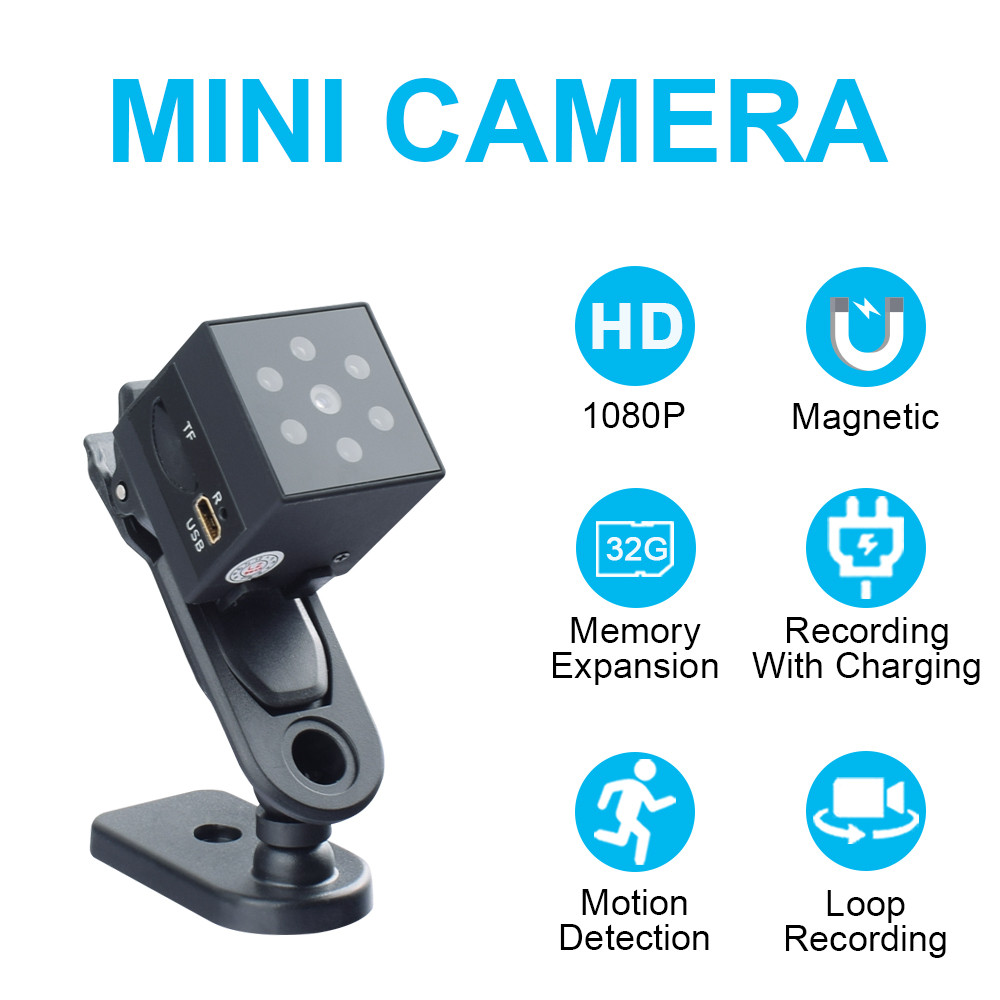 Mini Magnetic Nanny Camera 1080P with Audio (No WiFi) - Knowyournanny.com