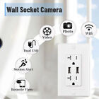1080P HD AC Outlet Mini Camera WiFi IP Home Security Nanny Wall Video ...