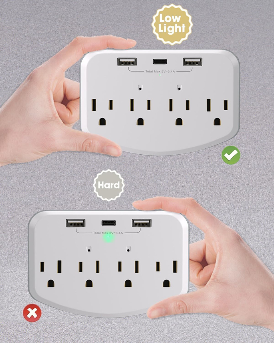 4K UltraHD WIFI Nanny Camera USB Outlet Wall Charger