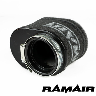 Oval Motorcycle Pod Foam Air Filter 43mm (1.7inch) ID - Ramair Filters ...