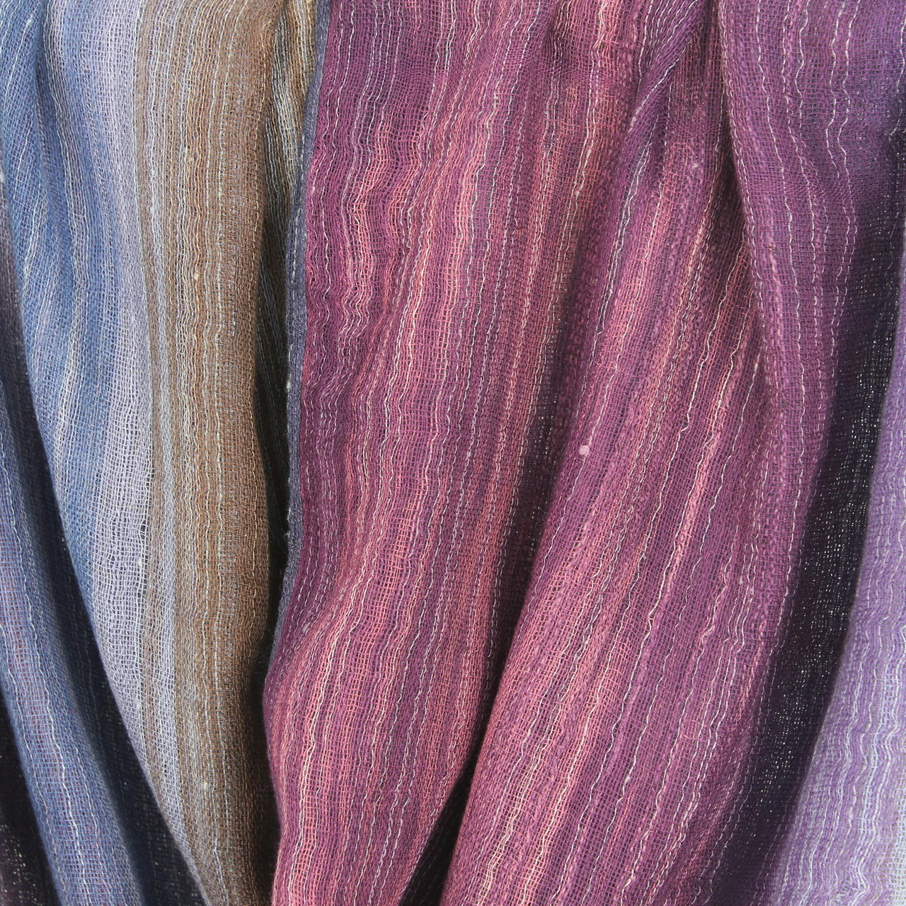 Colorful 100 Cotton Hand Woven Infinity Scarf from Thailand 'Radiant ...