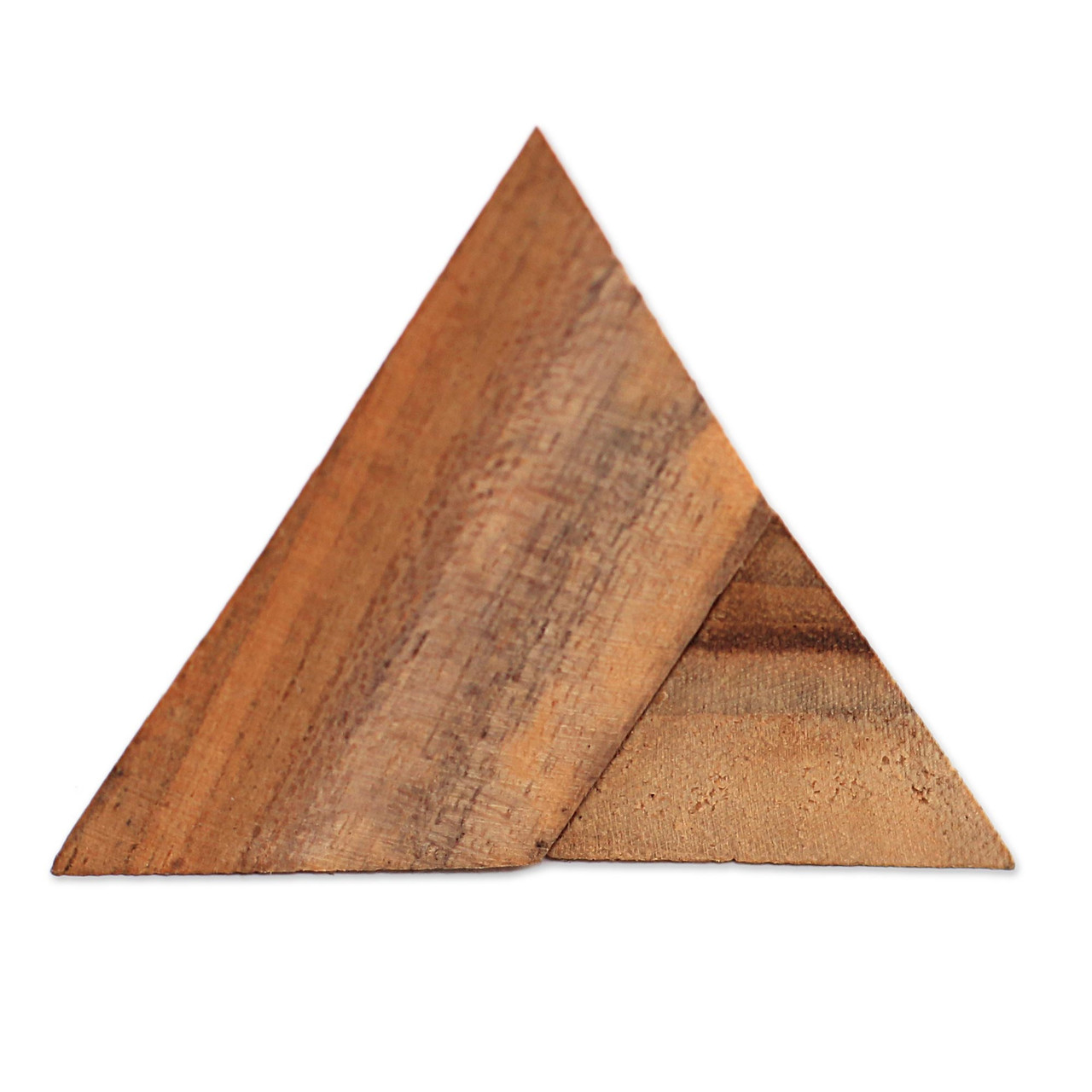 Handcarved Teak Wood Pyramid Puzzle from Java 'Enchanting Pyramid ...