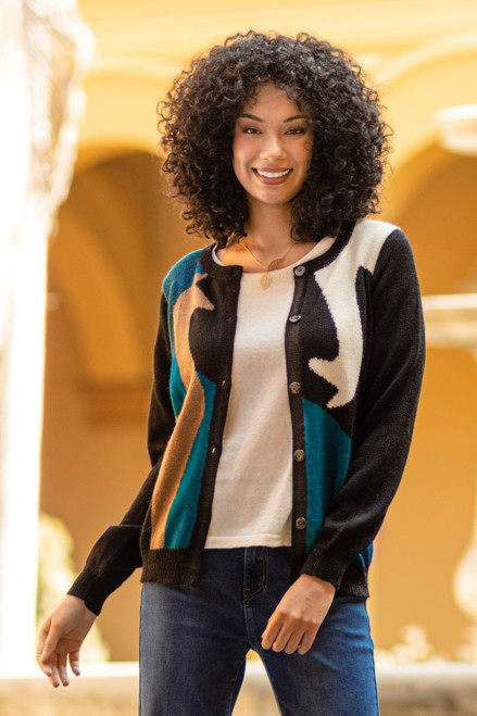 Artisan Crafted Llama Cardigan in 100 Alpaca 'Llama Drama ...
