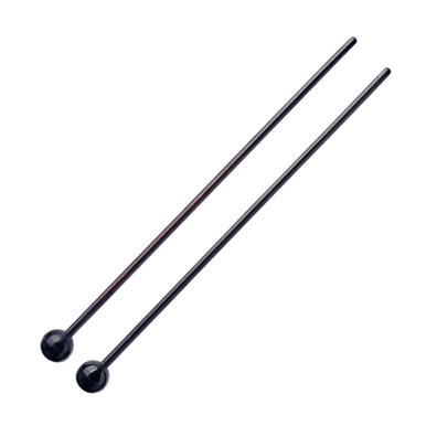 Stagg Pair of Maple Bell Mallets with Spherical Black Rubber Head