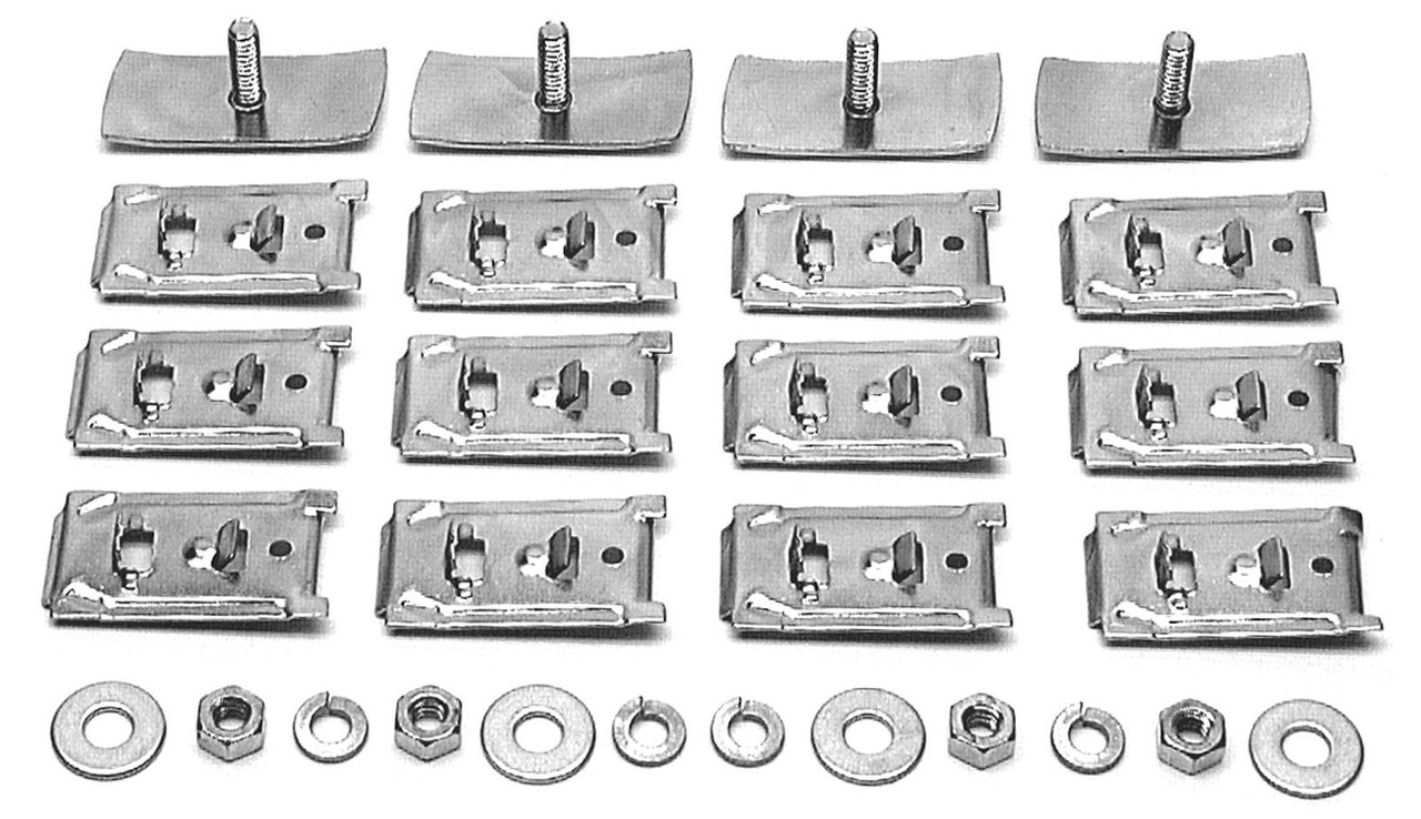 1949-1952 Chevy Car Rocker Panel Moulding Clips Set