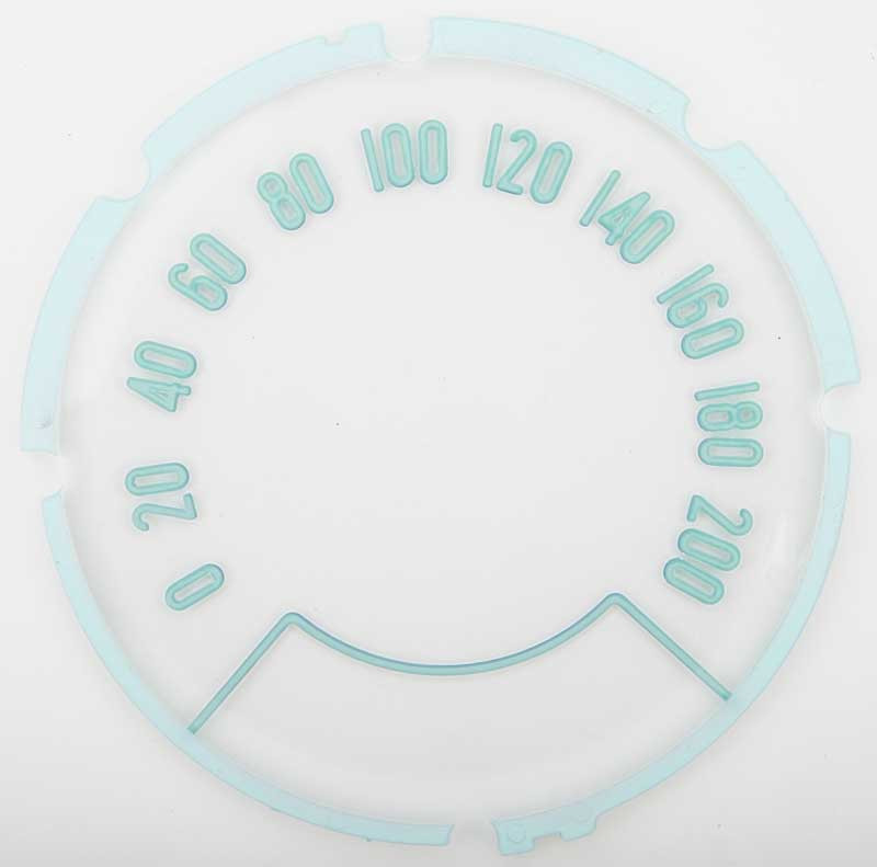 1957 Chevy Belair or 210 Kilometer Speedometer Lens
