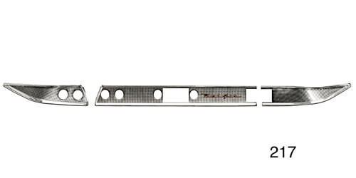 1955 Chevy Dash Trim Set, Bel Air - Restoration Auto Supply