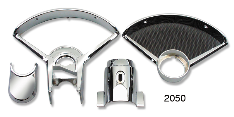 1955-56 Chevy Car Instrument Cluster Bezel with Manual Transmission ...