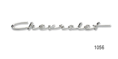 1957 Chevy "Chevrolet" Chrome Dash Script Emblem, 210 and 150 ...