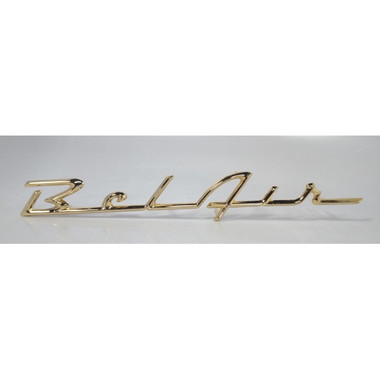 1957 Chevy Bel Air Script, Gold, Sold Each (Imported)