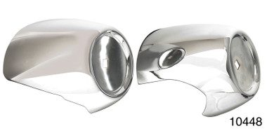 1957 Chevy Chrome Front Bumper Bullet Guards - Restoration Auto Supply