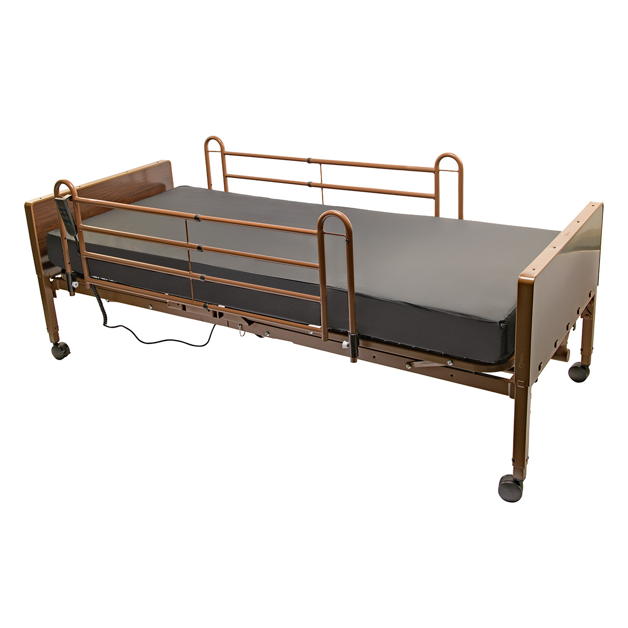 Full-Electric Homecare Bed Spring Deck w/Half or Full Rails or Bed ...