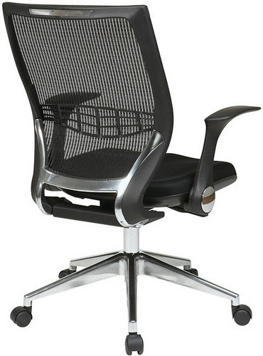 Office Star Mesh Back Managers Chair with Fold Away Arms [80885]