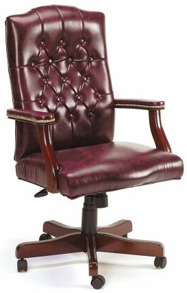 Traditional Office Chairs - Traditional Queen Anne Style Chair [TEX234]