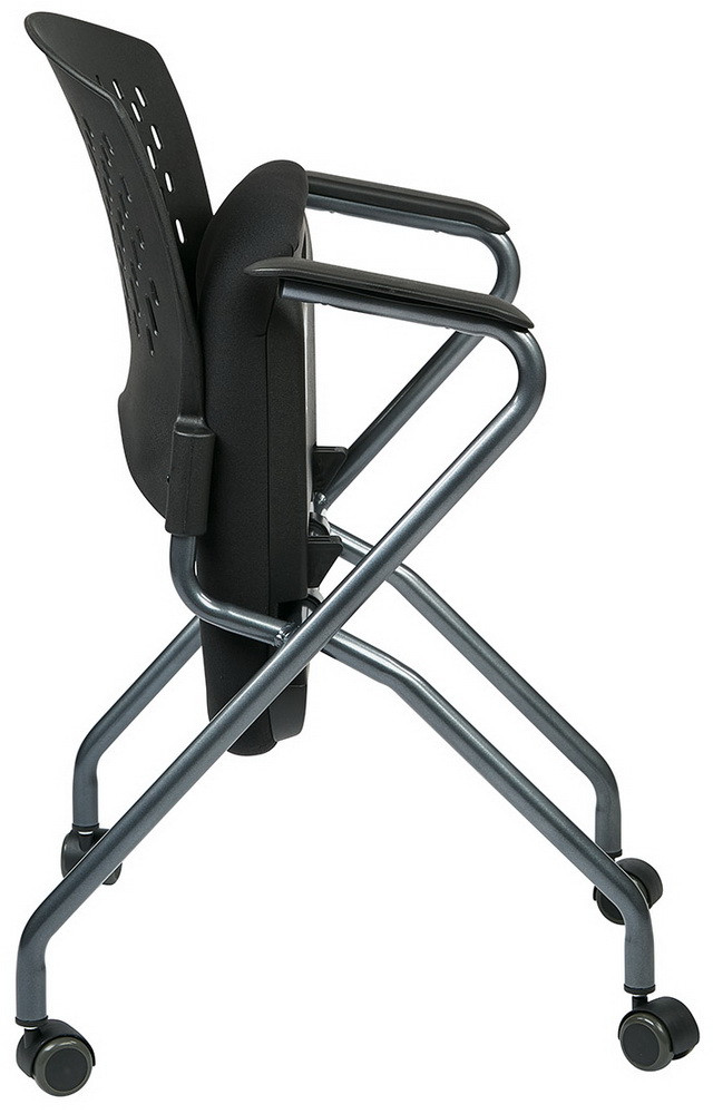 Deluxe Nesting Conference Chair with Casters [84330]