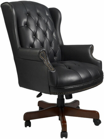 Wingback Office Chairs - Boss Traditional Wingback Office Chair [B800]