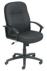 Executive Swivel Chair - Boss Executive Fabric Swivel Chair [B8306]