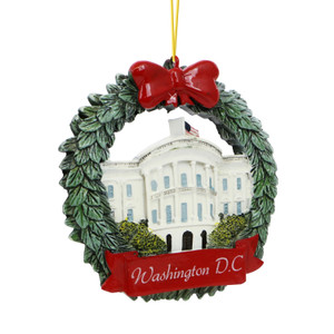 Washington DC Christmas Ornament with Landmarks