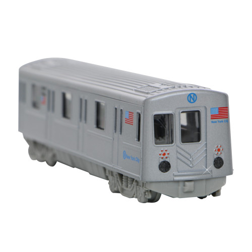 NYC Subway Train Toy 6 Inches Pull-Back Action