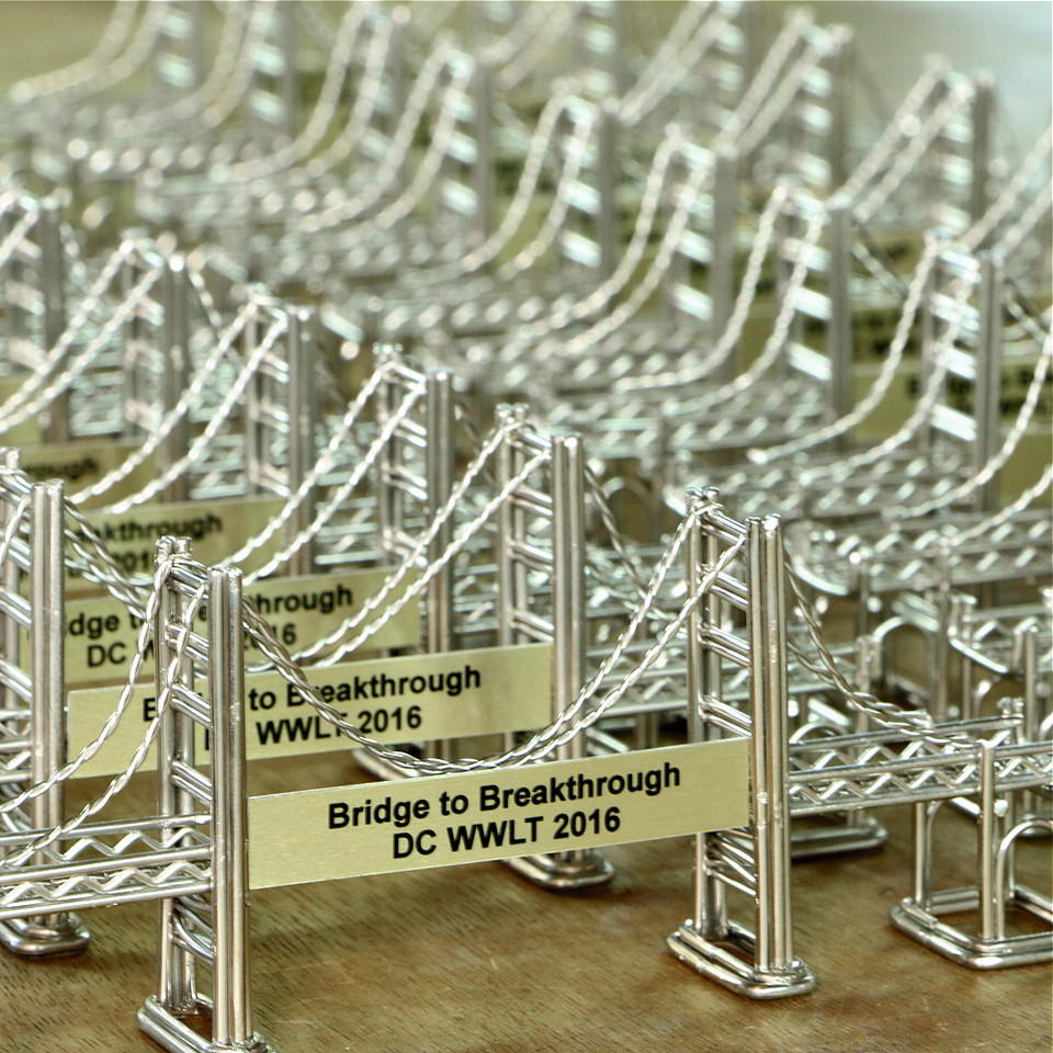 Golden Gate Bridge Mini Wire Models