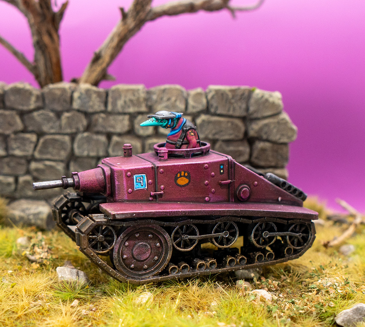 Clash of Rhyfles: Fidwog Shaedyn Fighting Tractor