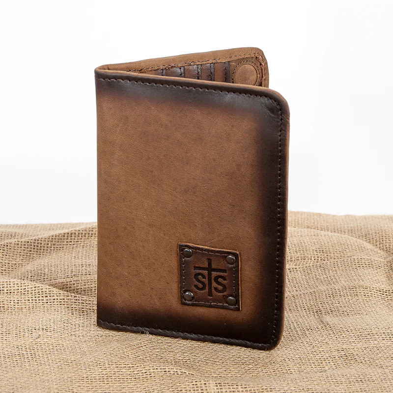 Brown Magnetic wallet