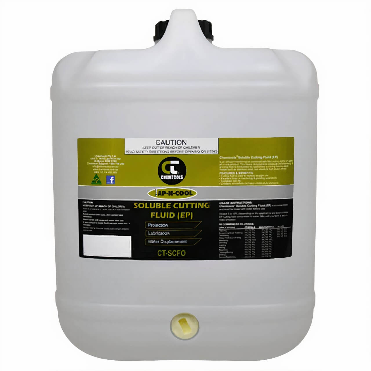 CT Soluble Cutting Fluid (EP) 20L - ACL Industrial Technology