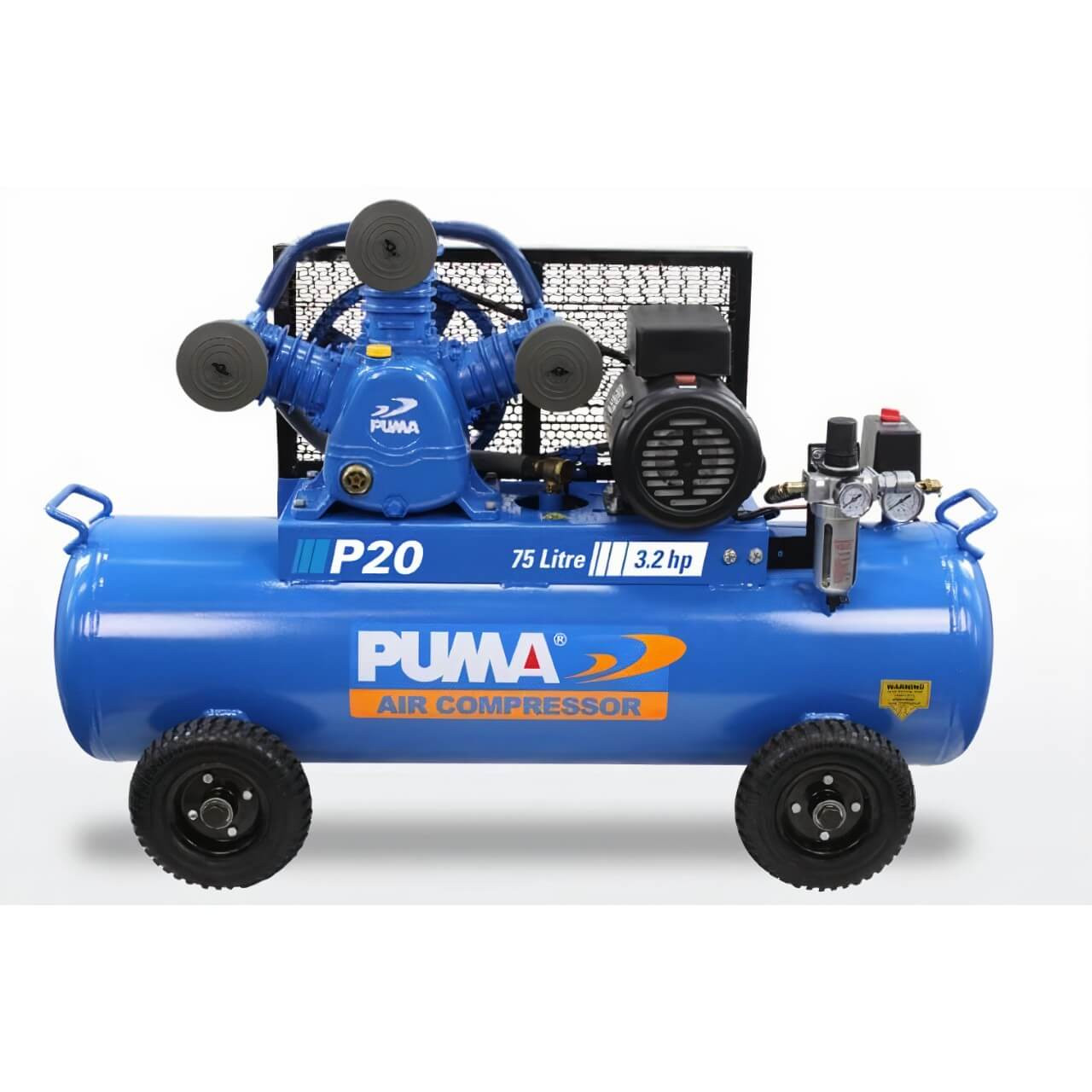 Puma P20 240V Air Compressor 3.2HP 75L 320L/min FAD - ACL Industrial ...