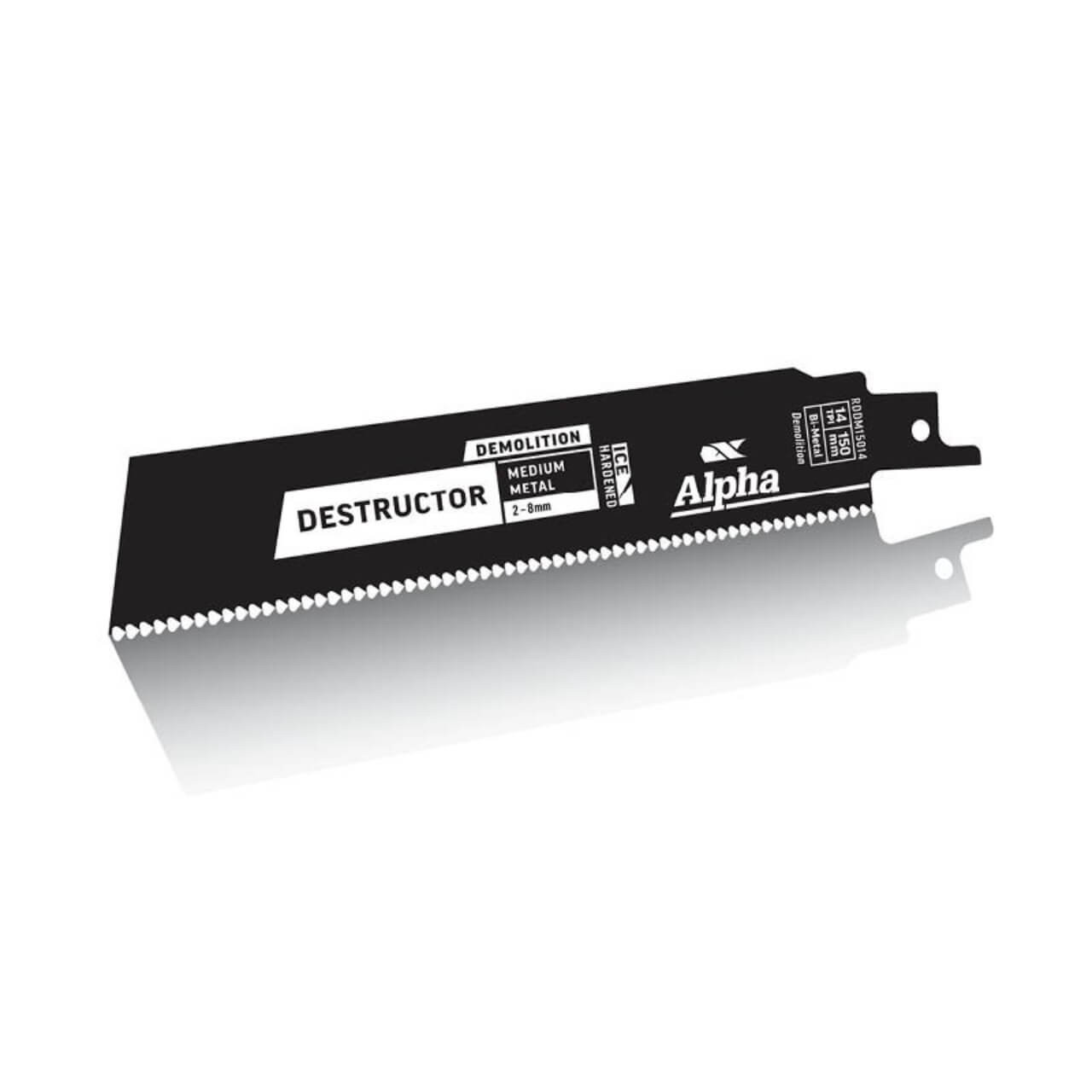 Alpha 150mm 14tpi Destructor Demolition Metal Reciprocating Saw Blade ...
