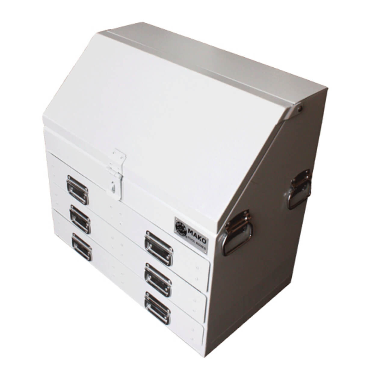 Mako Angled Front 3 Drawer Ute Box - ACL Industrial Technology