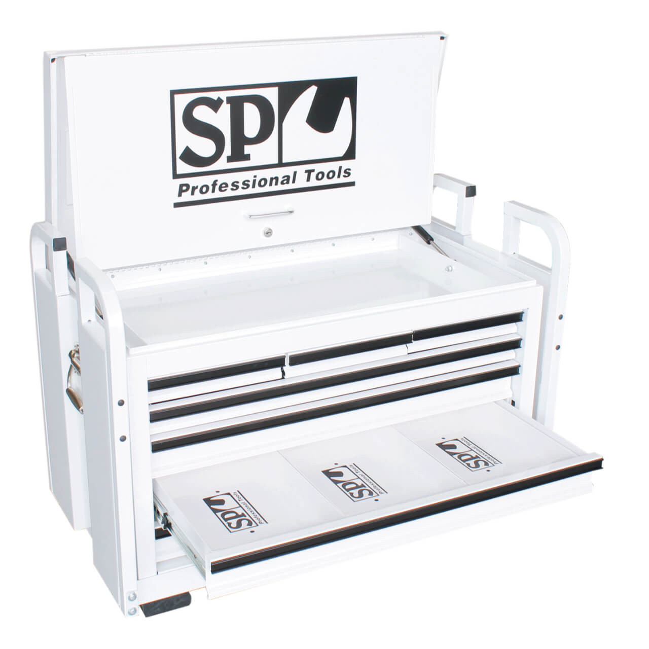 SP Tools 890mm 7 Drawer Off Road Toolbox White - ACL Industrial Technology