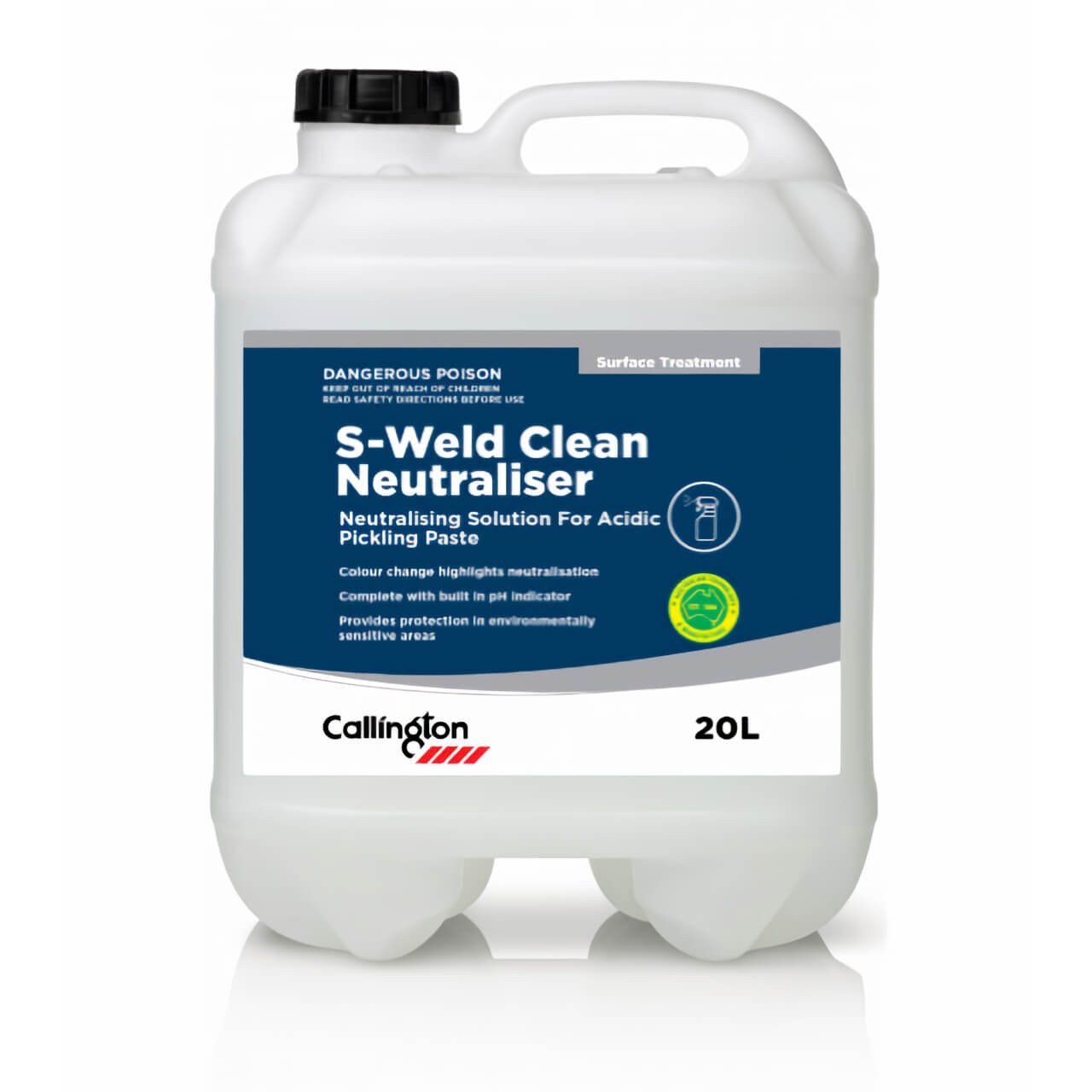 Callington S-Weld Clean Neutralizer 20L - ACL Industrial Technology