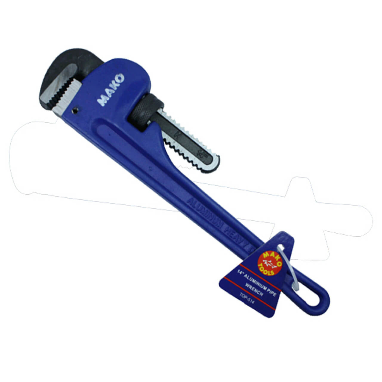 Mako 360mm (14”) Aluminium Pipe Wrench - ACL Industrial Technology