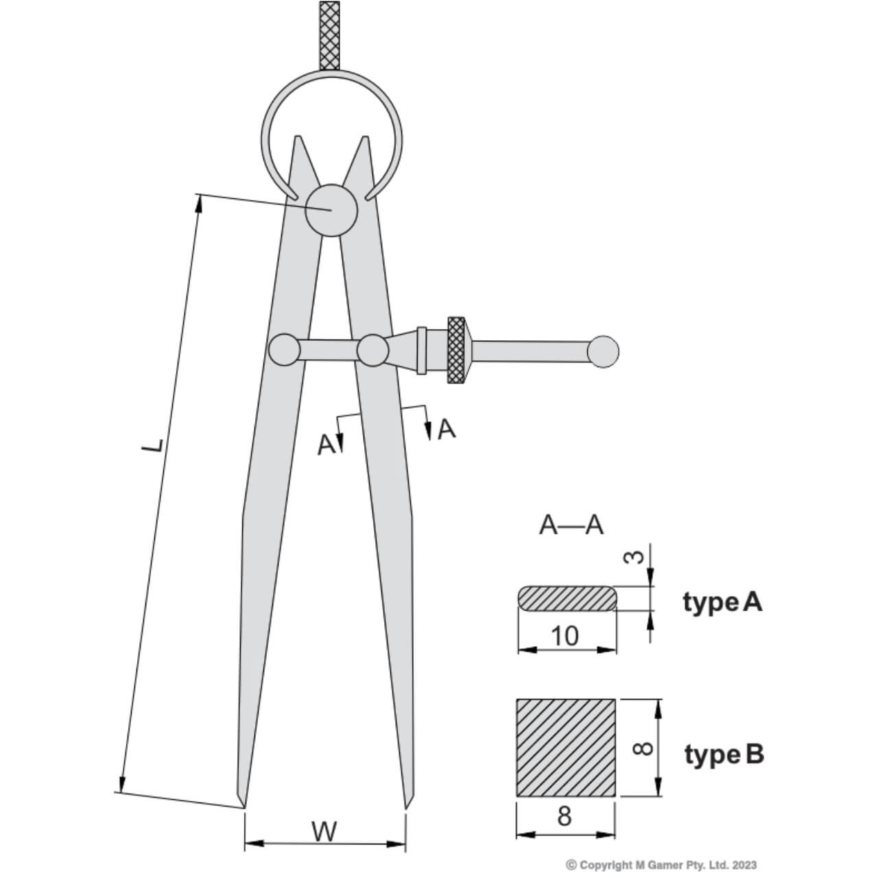 Accud 300mm Spring Divider - ACL Industrial Technology