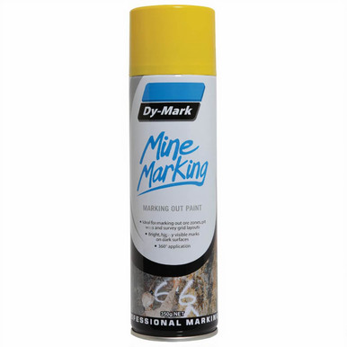 Dy-Mark Mine Marking Hz Yellow 350g - ACL Industrial Technology