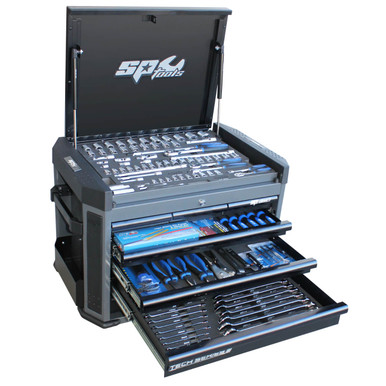 SP Tools 7 Drawer Tech Series Roller Cabinet & Tool Kit Metric & SAE ...
