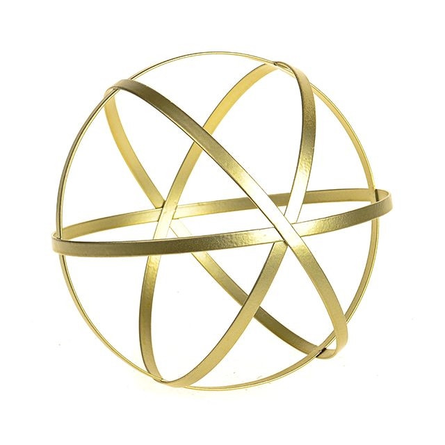 Metal Ball Frame 20Cm - CB Gold