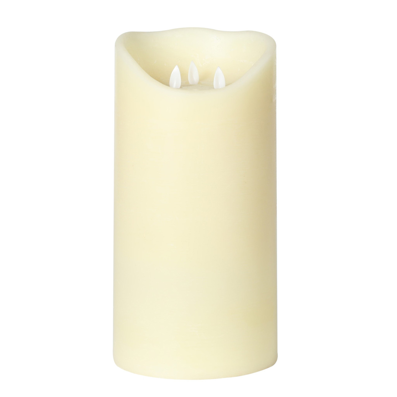 Moving Flame LED Candle 15 x 30cm - CB Gold
