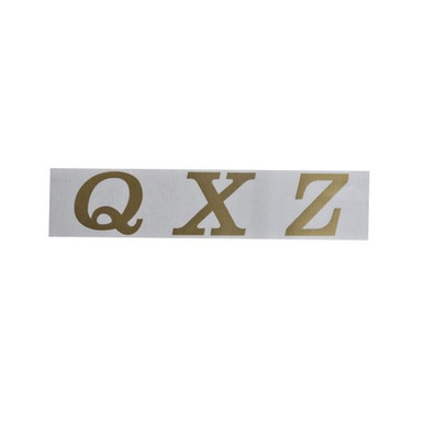 Oasis Vinyl Lettering System Qxz X4 - CB Gold