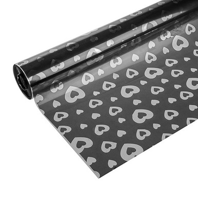 Cellophane Heart To Heart Blk - CB Gold